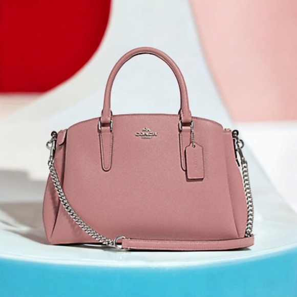 Coach | Bags | Coach Sage Carryall Dusty Rose Satchel Euc | Poshmark